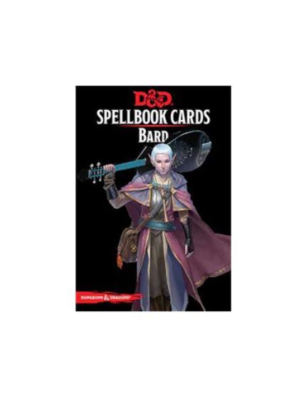 Dungeons & Dragons: Spellbook Cards - Bard | Fazpack Ltd