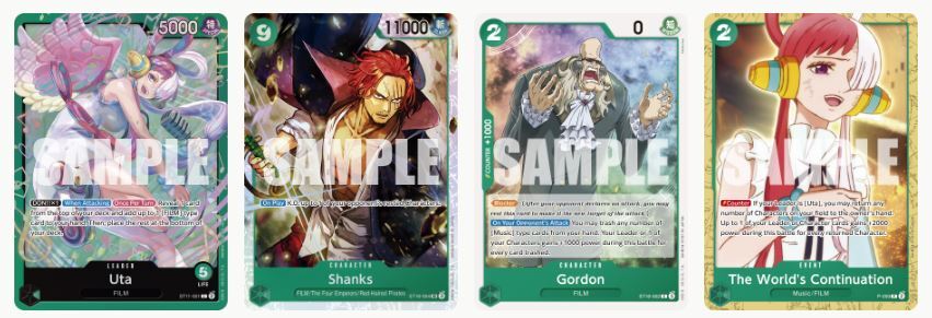 One Piece Card Game: Starter Deck - Green Uta (ST-16) | Fazpack Ltd
