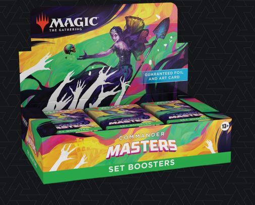 Magic the Gathering: Commander Masters - SET Booster Box (24 Packs ...